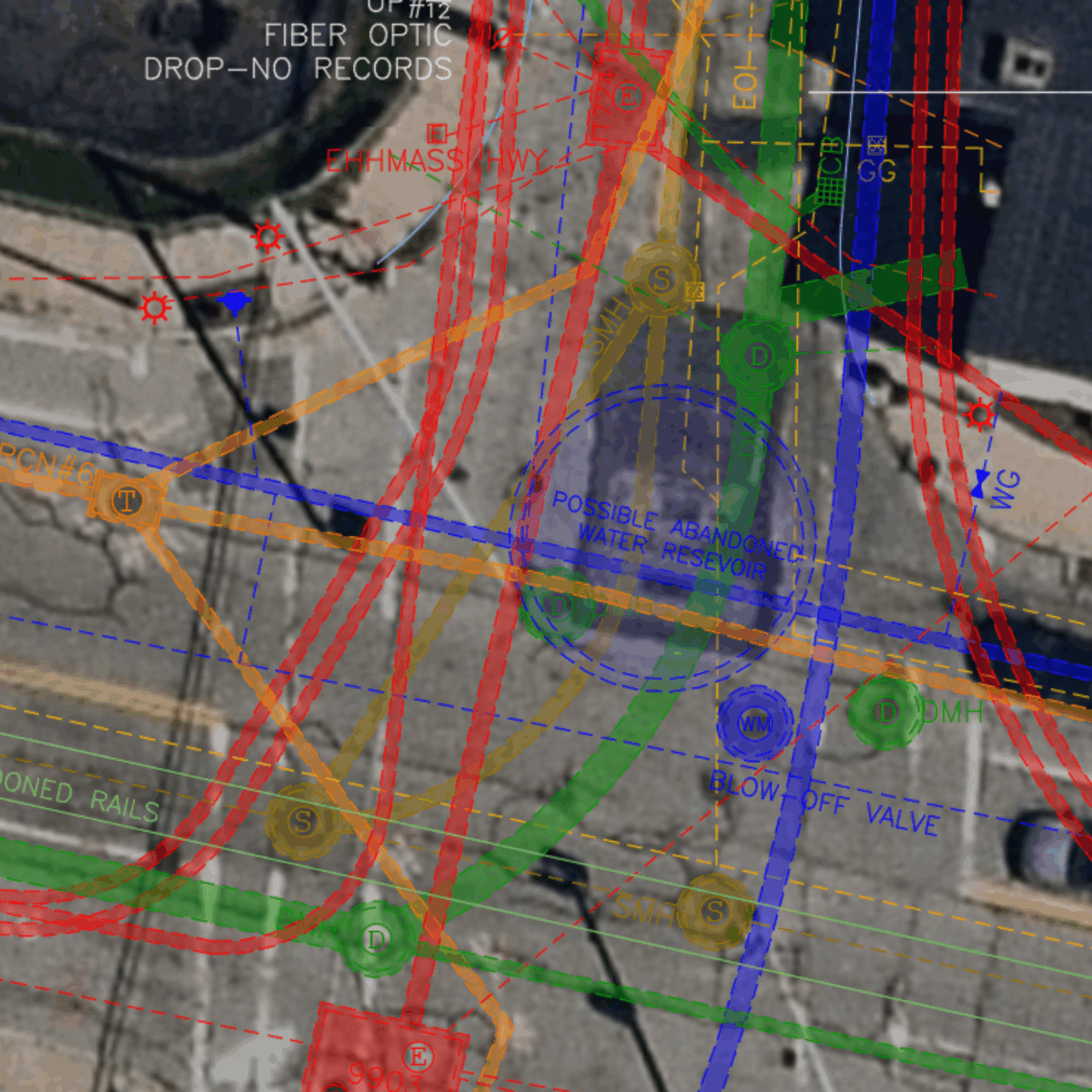How to Read a Subsurface Utility Map and the Insights Provided - DGT ...